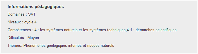 Consulter un module